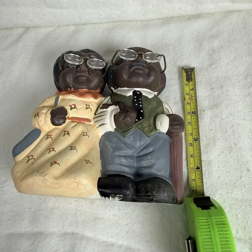 African American | Accents | Vintage Ceramic Ebony African American ...